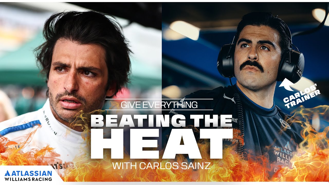 Battling the Jeddah HEAT with Carlos Sainz! | Give Everything - YouTube