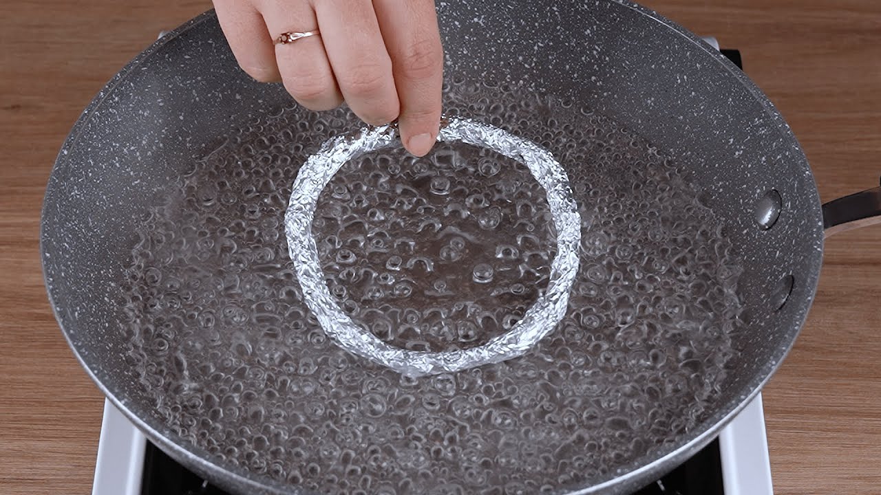 Add aluminum foil to boiling water and you'll be amazed with this ...