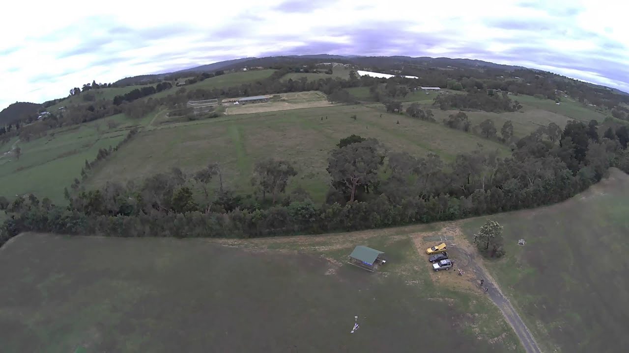 RPF Thunder tiger 720 in flight from 350qx2 ap - YouTube