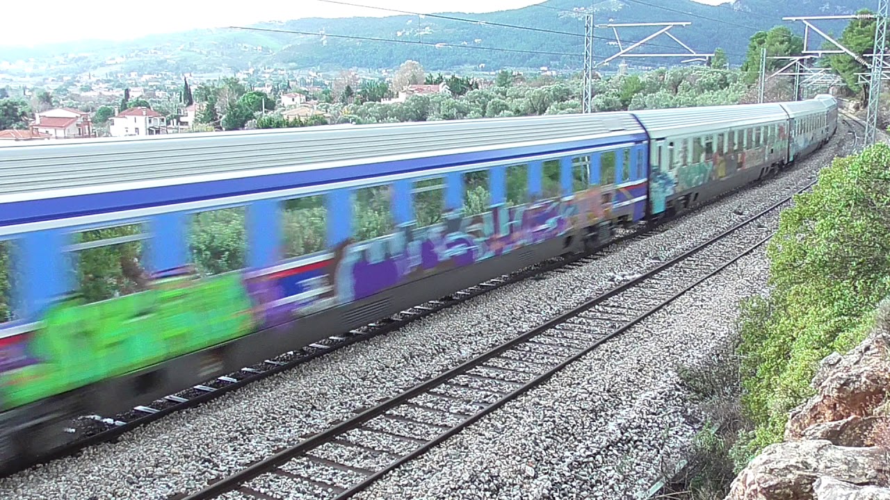 ic 52 passes from afidnes with original hellassprinter - YouTube