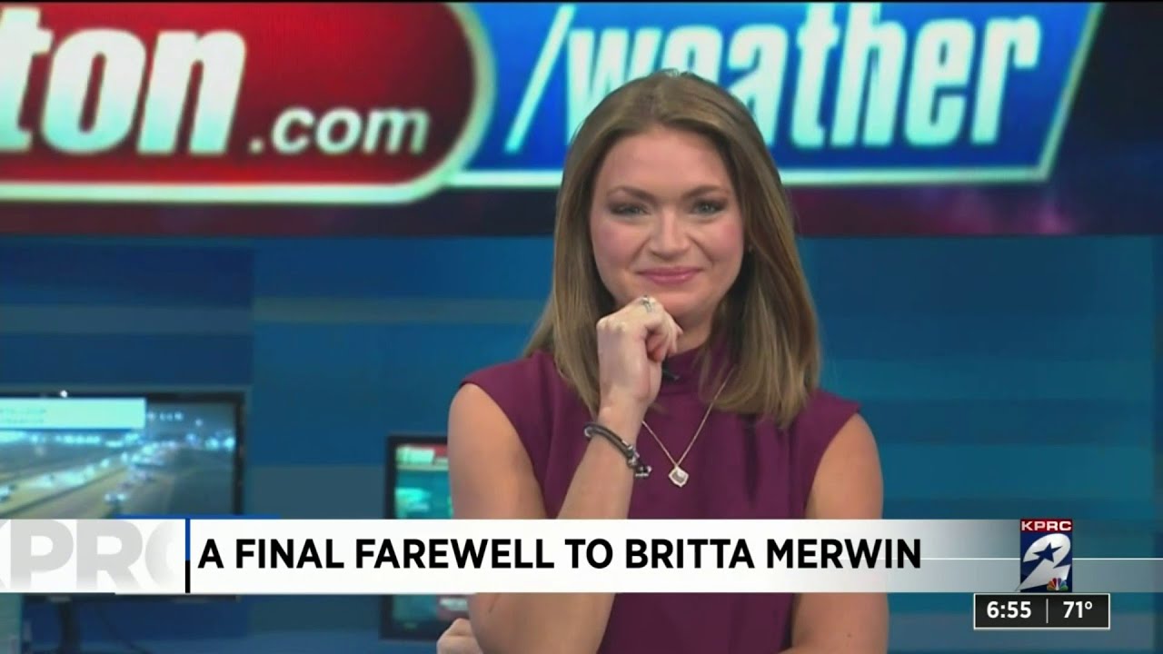 Here is a final farewell to KPRC 2's Britta Merwin - YouTube