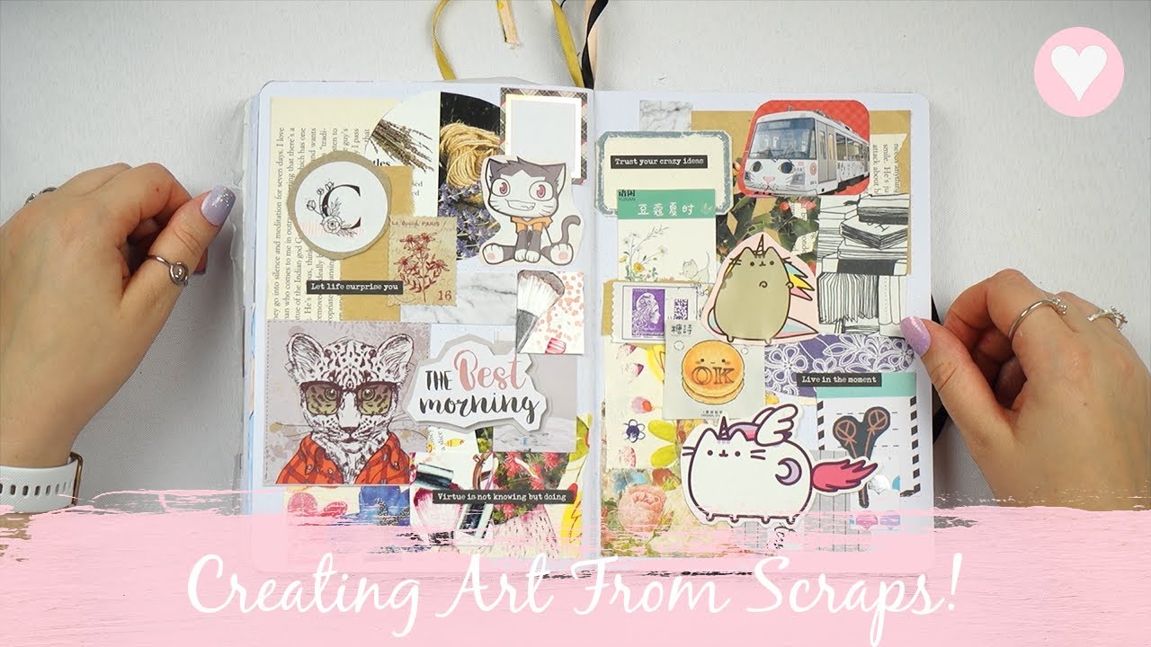Scrapbox Challenge No.1 Cat Collage - YouTube