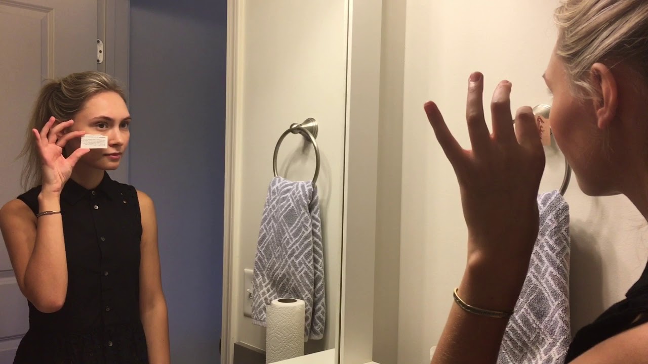 How to: Apply a temporary face tattoo - YouTube