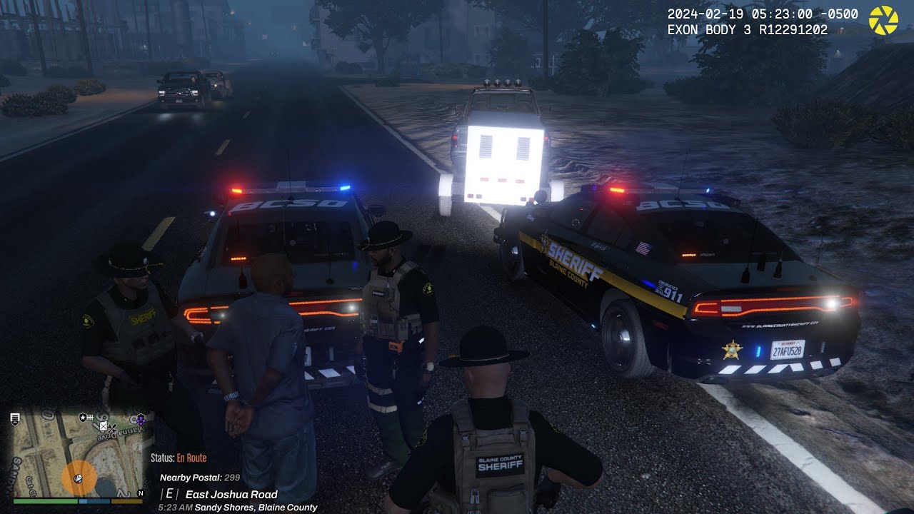 Patrolling With Officer Marty |BCSO Foggy Morning Shift| |LSPDFR Police ...