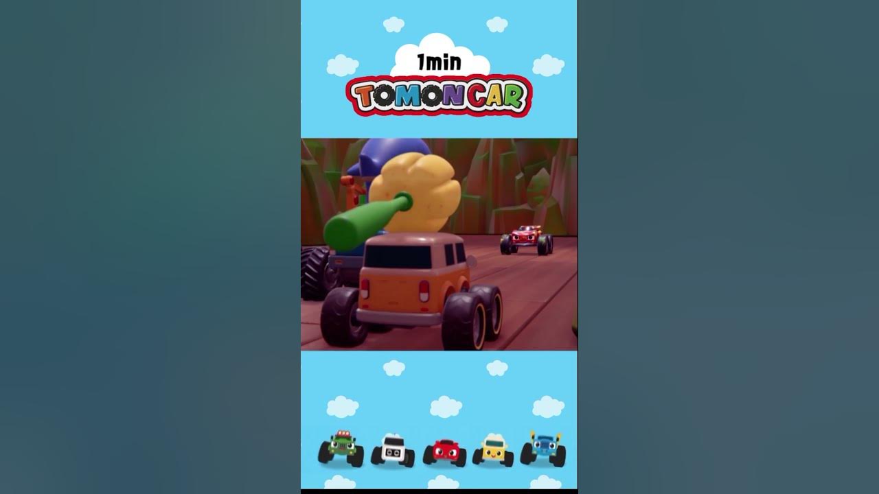 🚿🚗Let's play 'car wash' and go down to the slide | Tomoncar Original ...