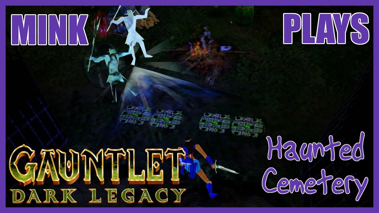 Gauntlet: Dark Legacy [PS2] - 03 - Haunted Cemetery - YouTube