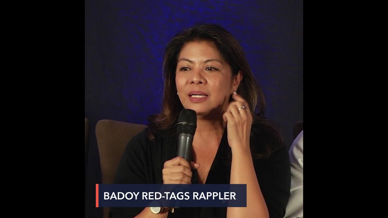 Badoy red-tags Rappler over fact check articles - YouTube