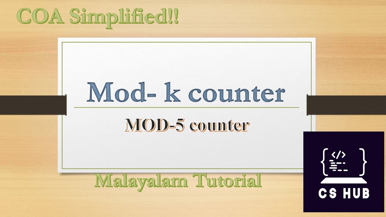 MOD 5 COUNTER | Mod-K Counter - YouTube