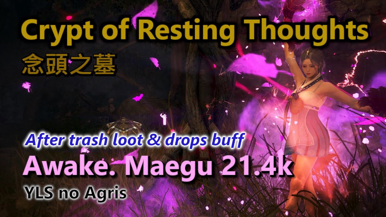 BDO Crypt of Resting Thoughts 21.4k trash Awake. Maegu YLS no Agris 黑沙 ...