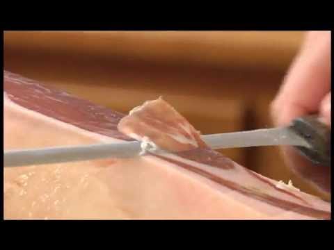 Aprende a cortar jamón con Beher