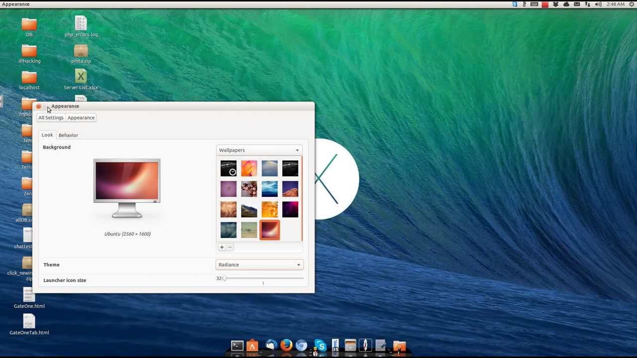 Change Ubuntu to MacOS X in 10 sec - YouTube