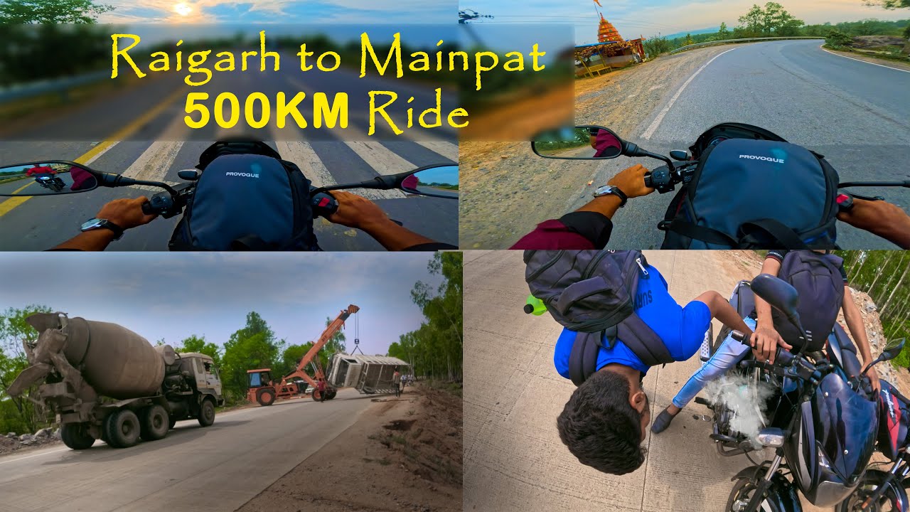 500KM Sunrise Ride Nonstop: Raigarh to Mainpat (Stunning Mountain Views ...