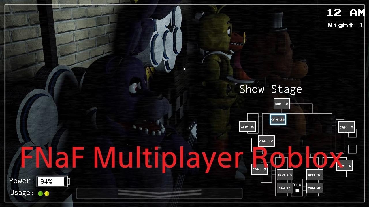 passando fnaf 1 no roblox ( FNaF Multiplayer ) - YouTube