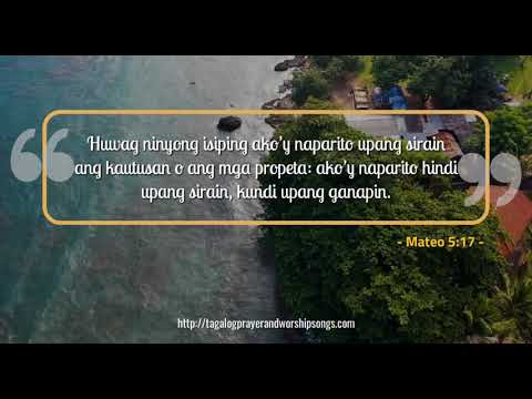 Bible Verse Tagalog Mateo 5:17 - YouTube