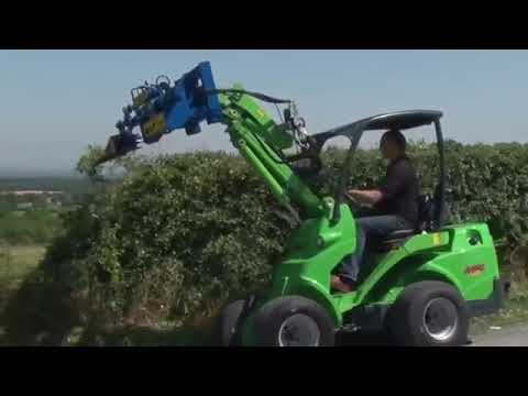 Taille Haie SLANETRAC SA800 sur bâti pour chargeur et tracteur en ...