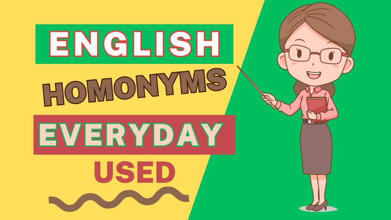 Learn Homonyms with Fun Sentences for Kids | Double-Meaning Words ...