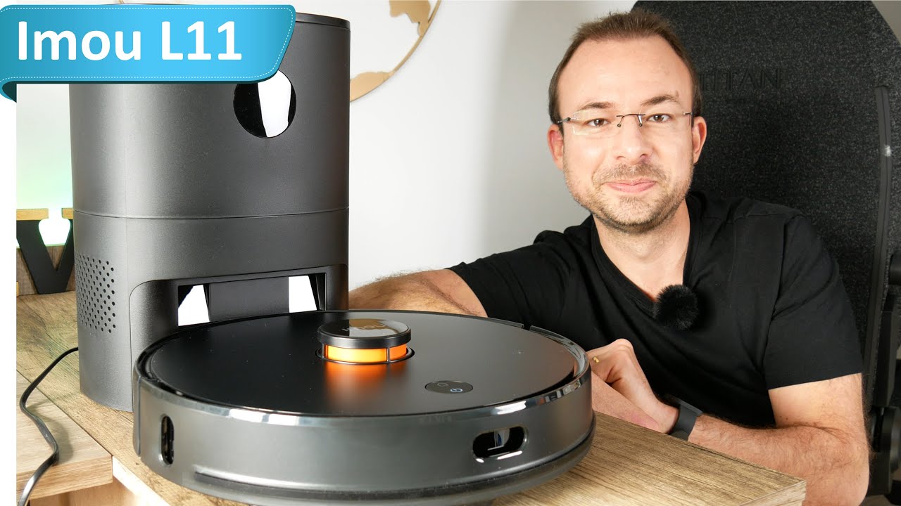 Imou lance son premier aspirateur robot, le L11 et il est bon ! - YouTube