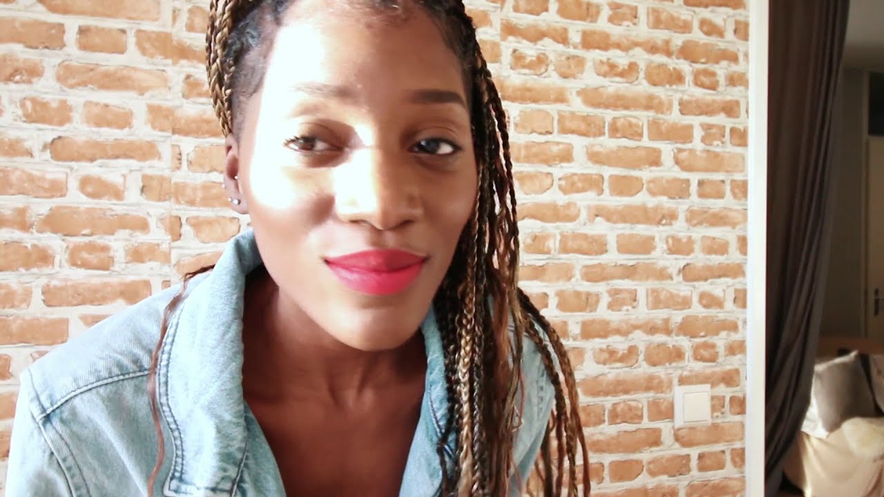 Knotless Braids on short natural hair - ABI'S MAKE OVER - YouTube