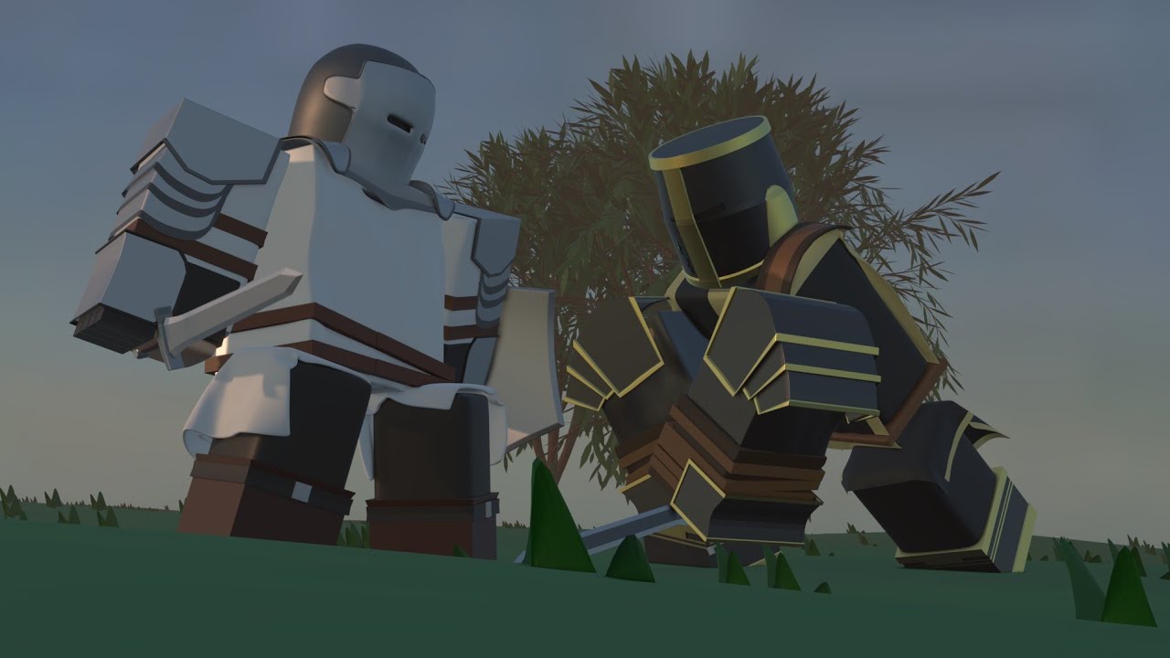 Medieval Knight fight |Roblox animation|Blender - YouTube