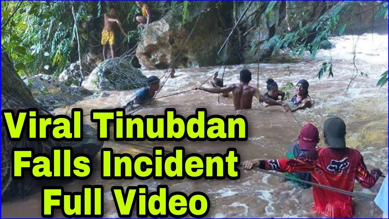 TINUBDAN FALLS INCIDENT FULL VIDEO | CATMON CEBU CITY - YouTube
