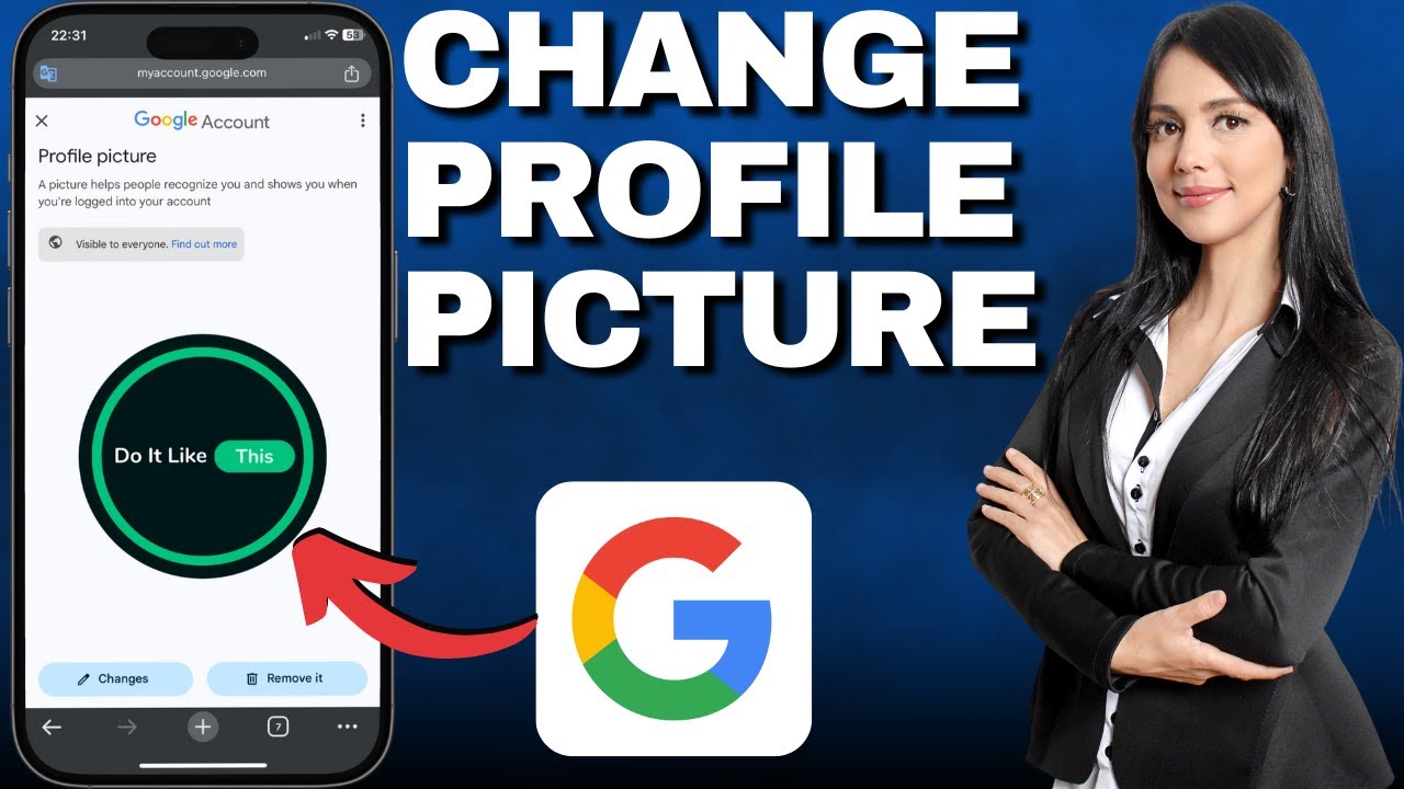 How To Change Profile Picture On Google Account! - YouTube