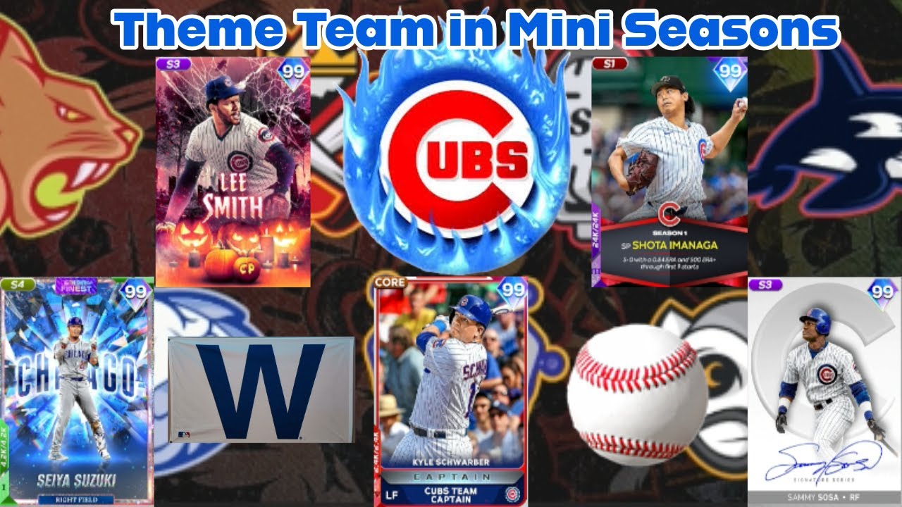 Chicago Cubs Theme Team in Mini Seasons Championship Game 2 - YouTube