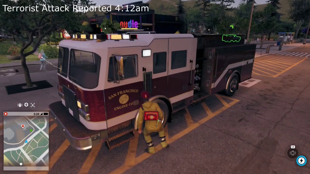 FireFighter RP - Episode 1 - Watch Dogs 2 - Terrorist Attack - YouTube