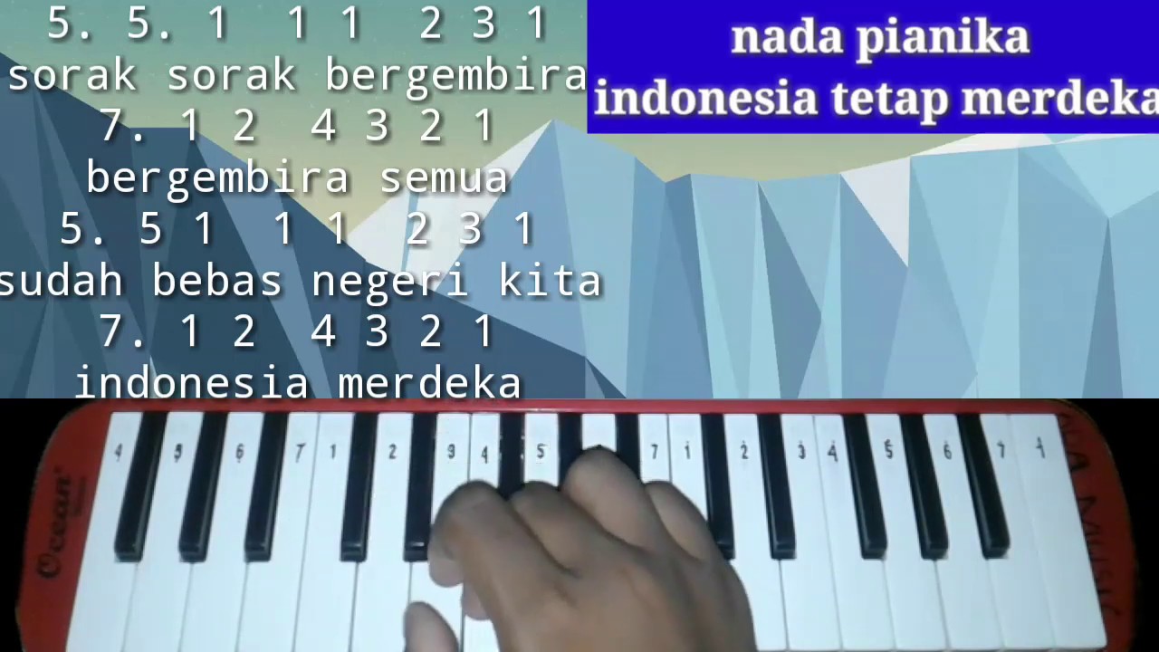 indonesia tetap merdeka pianika - YouTube