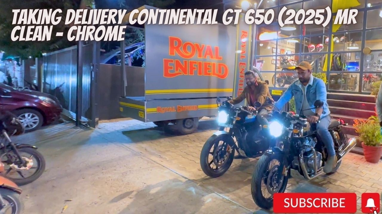 Taking Delivery of a New Royal Enfield Continental GT 650 (2025) || Mr ...