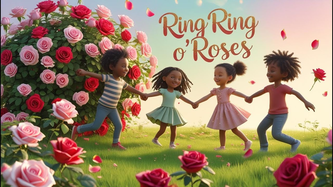 Ring a Ring o' Roses Kids Rhymes R1E1707 | Classic Nursery Rhyme for ...