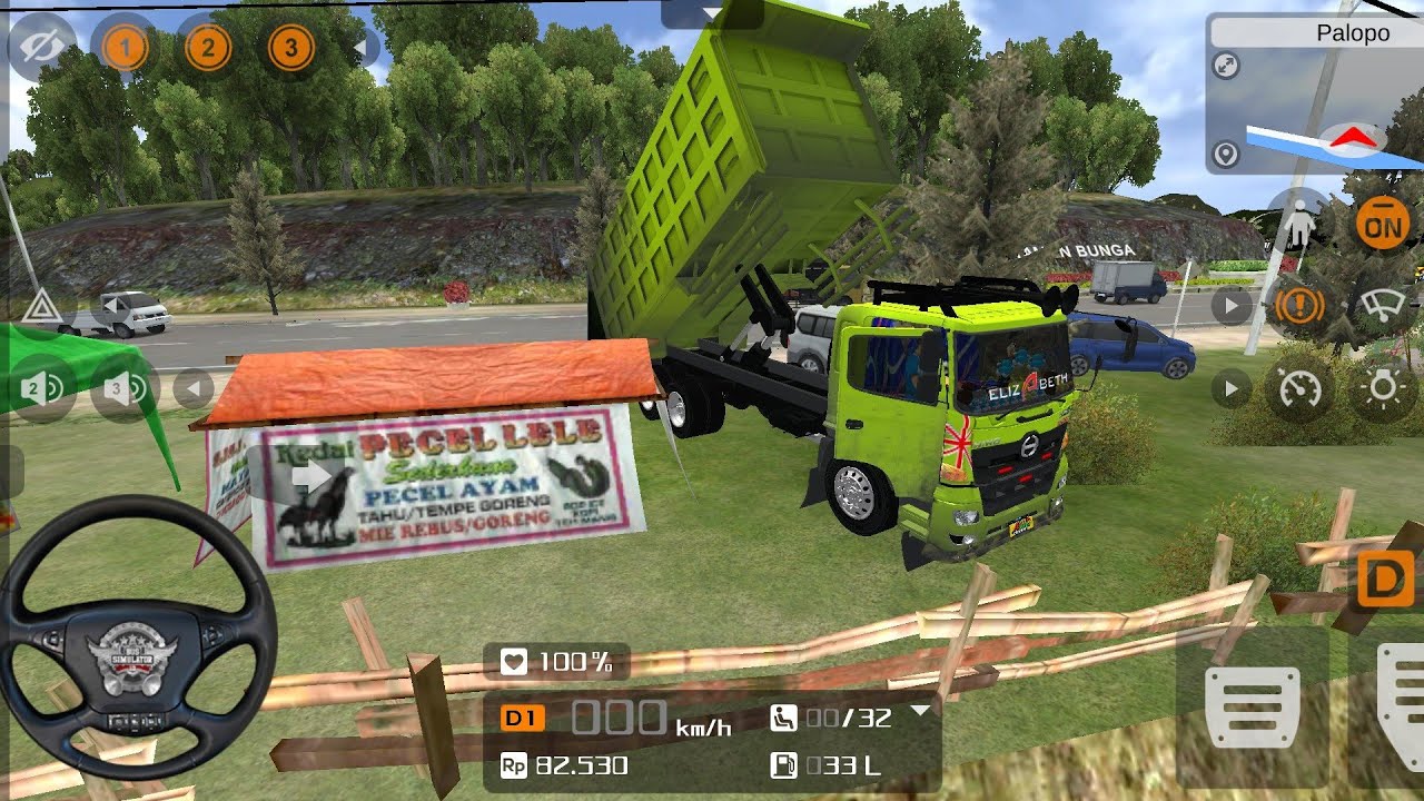 WADIDAW, PERMAINAN TRUK FUSO DUMP TRUCK FUSO TRONTON OLENG - GAME ...