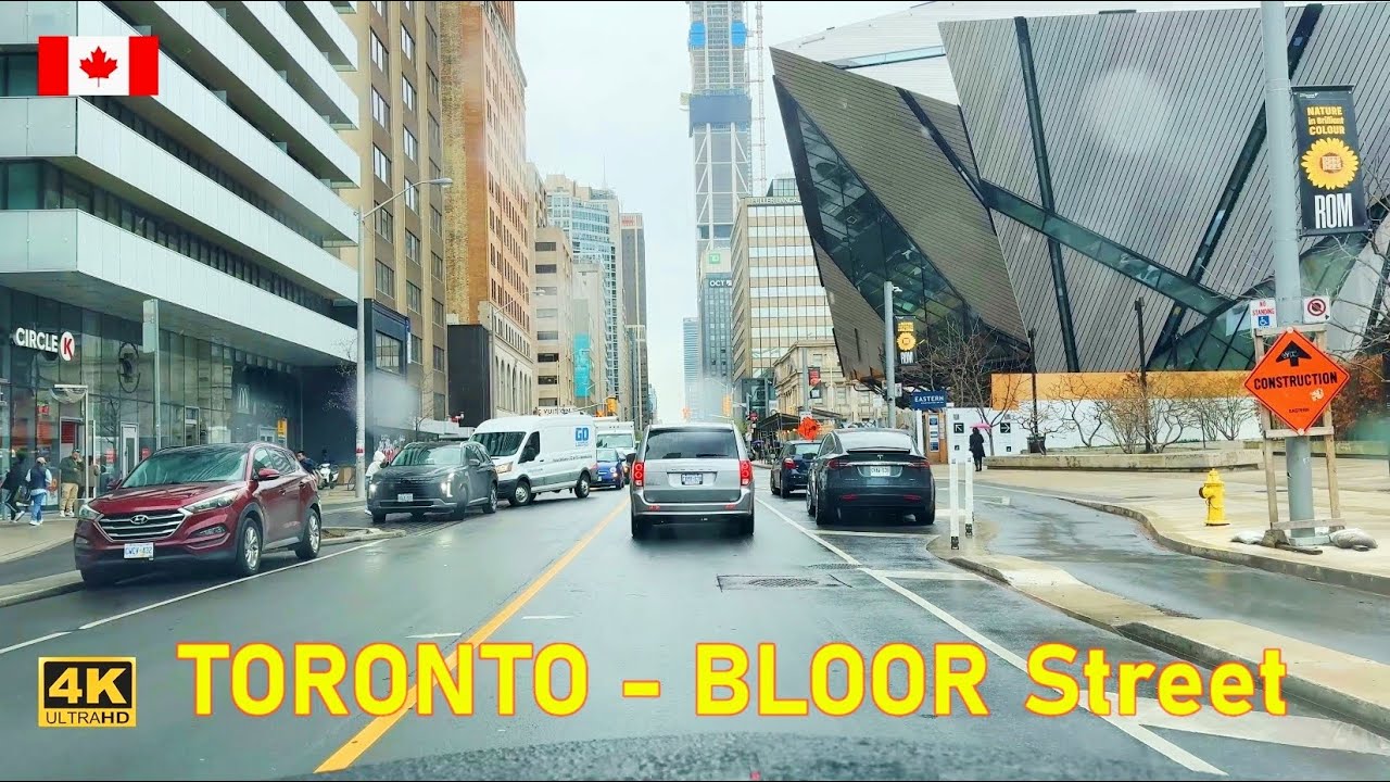 🇨🇦 Driving in CANADA - Toronto Downtown - from Bloor Street to ...
