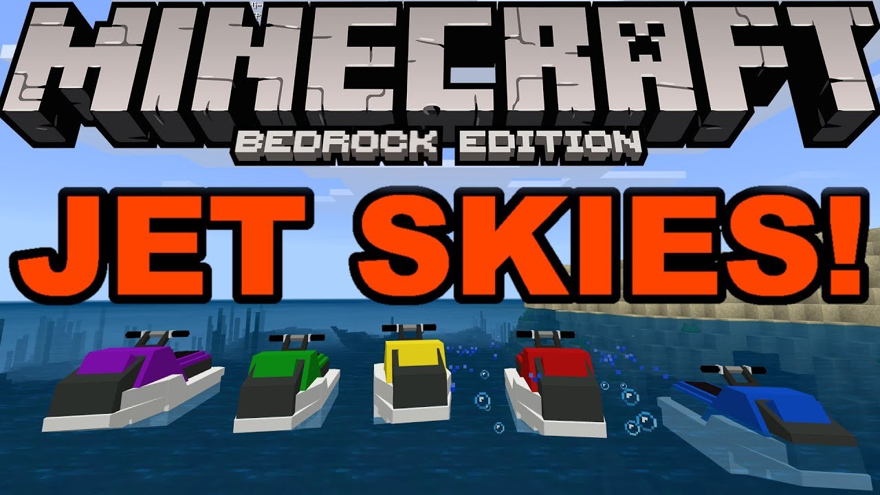 Using Jet Skies in Minecraft Bedrock (Addon Showcase) - YouTube