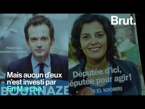 Les affiches des candidats LR aux législatives, c'est compliqué - YouTube