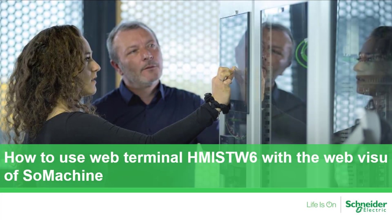 How to use the WebTerminal HMISTW6 with WebVisu of SoMachine - YouTube