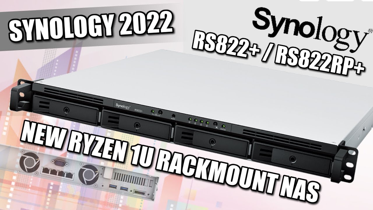 Synology RS822+ Rackstation NAS Drive Revealed - YouTube