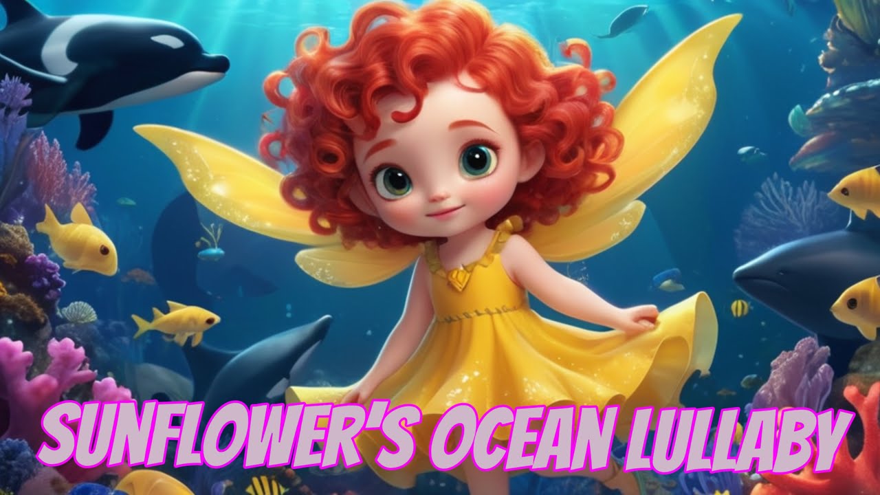Sunflower’s Ocean Lullaby 🐳 Soothing Acoustic Nursery Rhyme Music to ...