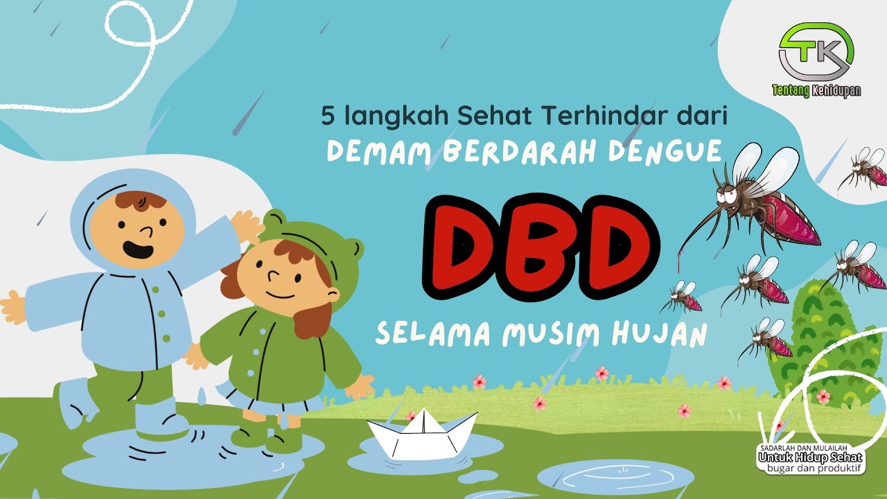 Demam Berdarah Dengue (DBD)| 5 langkah Sehat Terhindar dari DBD selama ...