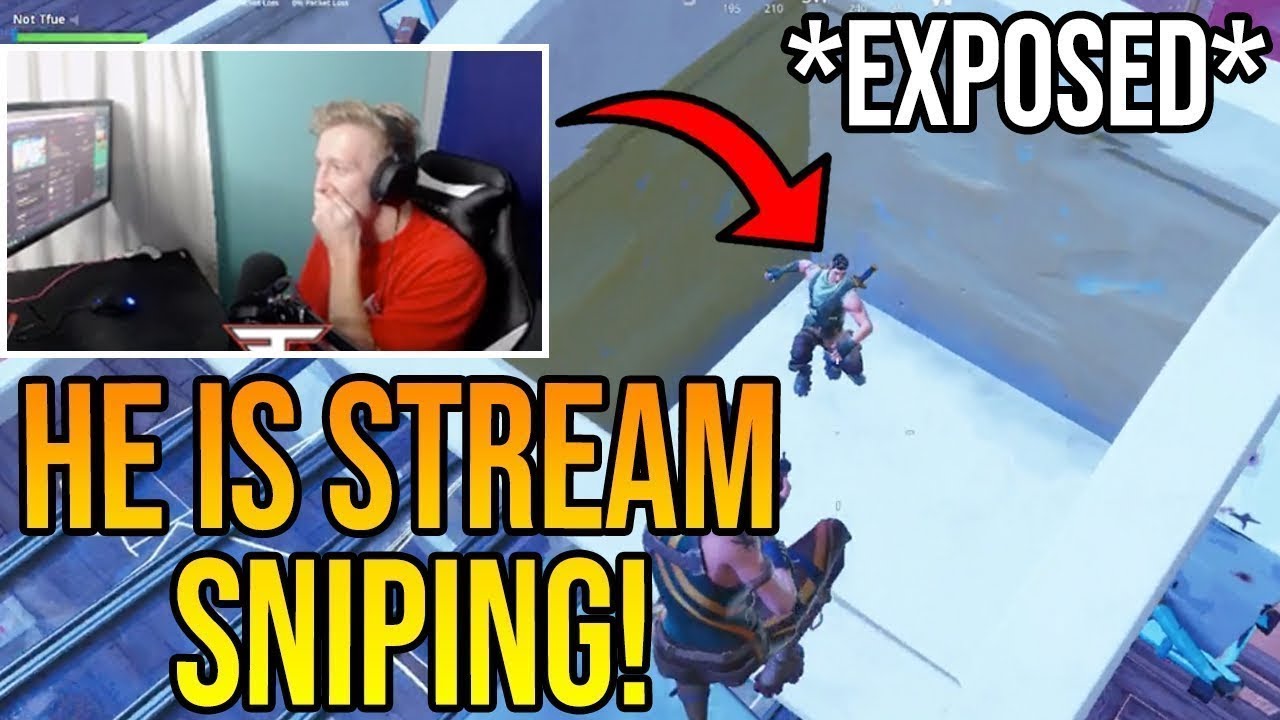 Tfue EXPOSES a Streamer for STREAM SNIPING in a Fortnite Tournament ...