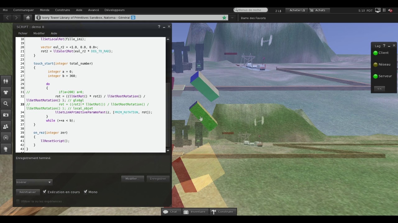 Second Life ROTATIONS VID 3c - Scripts - YouTube
