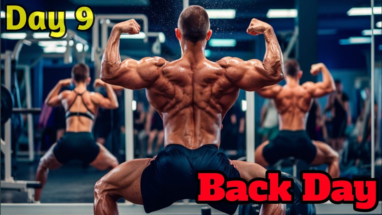 Day 9 Of Our 30 Days Muscle Building Challenge || Back Day || Fitness ...