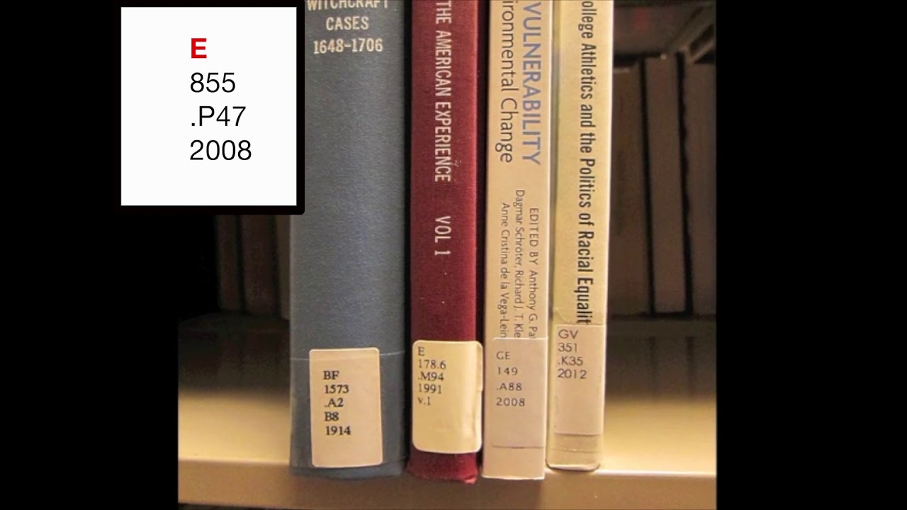Part 2: How are books put in order on a shelf? - YouTube