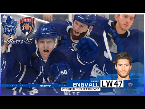NHL 23 - Toronto Maple Leafs Franchise Game 45 PANTHERS at MAPLE LEAFS ...