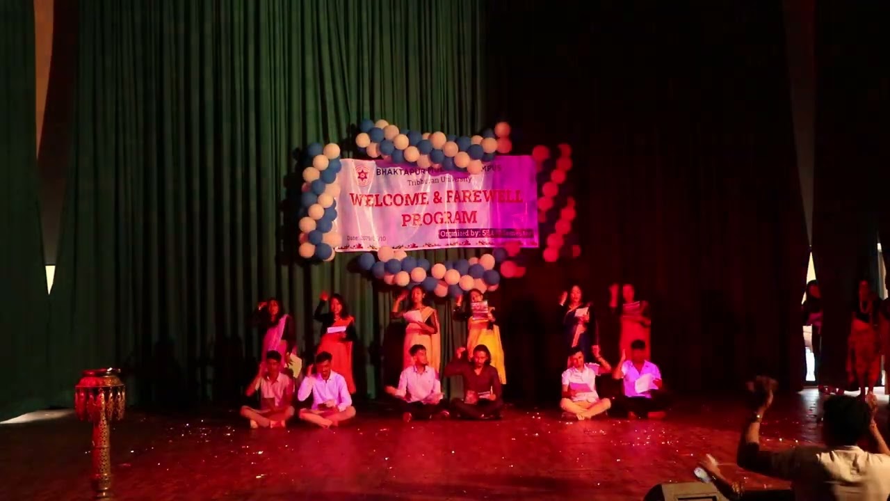 Bhaktapur Multiple Campus #welcome & #farewell_program mix dance 7th ...