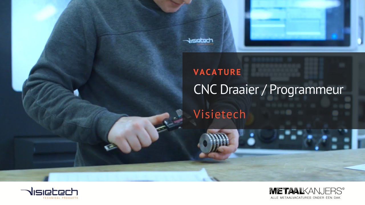 Vacature: CNC Draaier / Programmeur | Visietech - YouTube