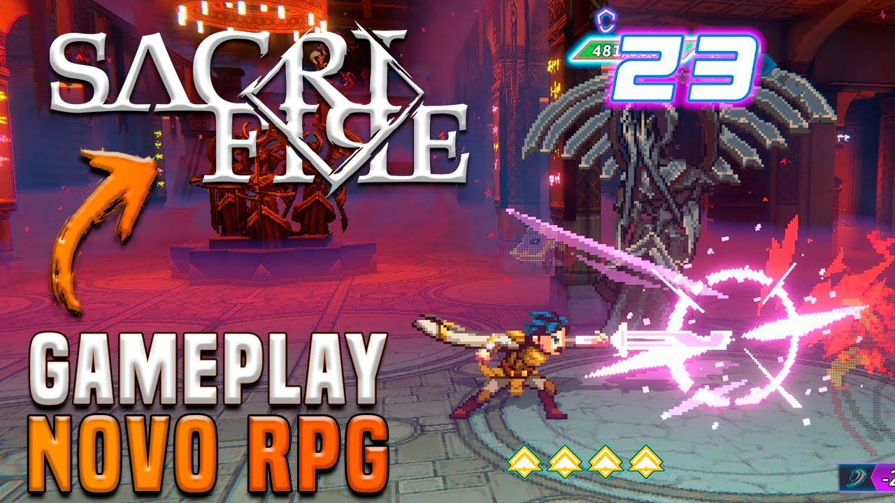 SACRIFIRE // Gameplay de um Novo RPG PIXEL ART com Combate INTERESSANTE e DIFERENTE - YouTube