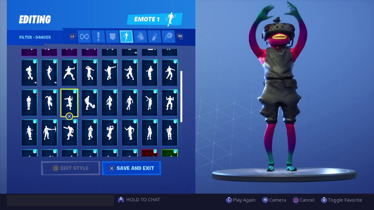 New VR style for Fishstick with all of my emotes - YouTube