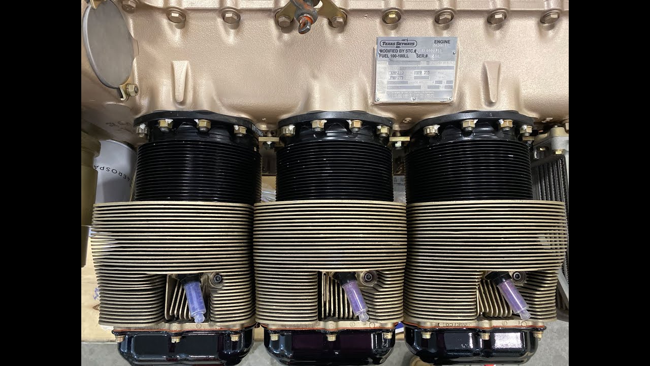 Ly-Con O-520F Engine with Texas Skyways Mod - YouTube