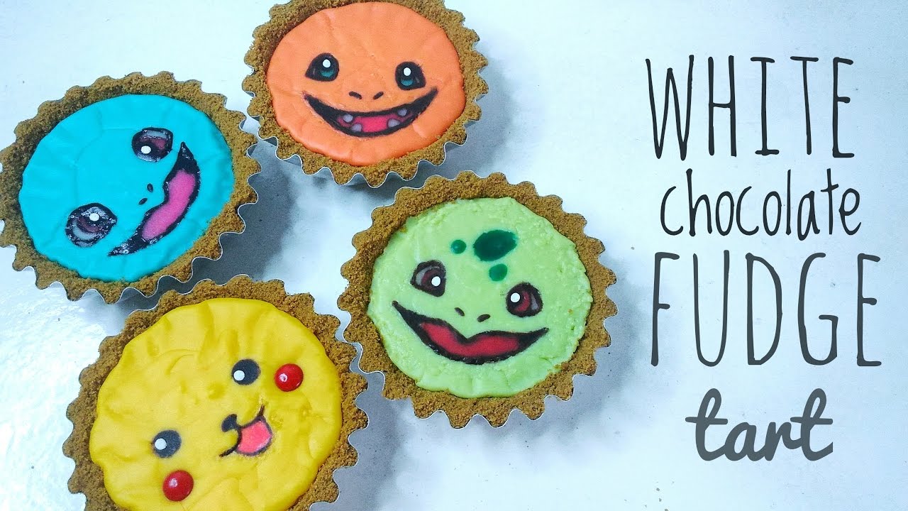 POKEMON CHOCOLATE FUDGE TART - YouTube