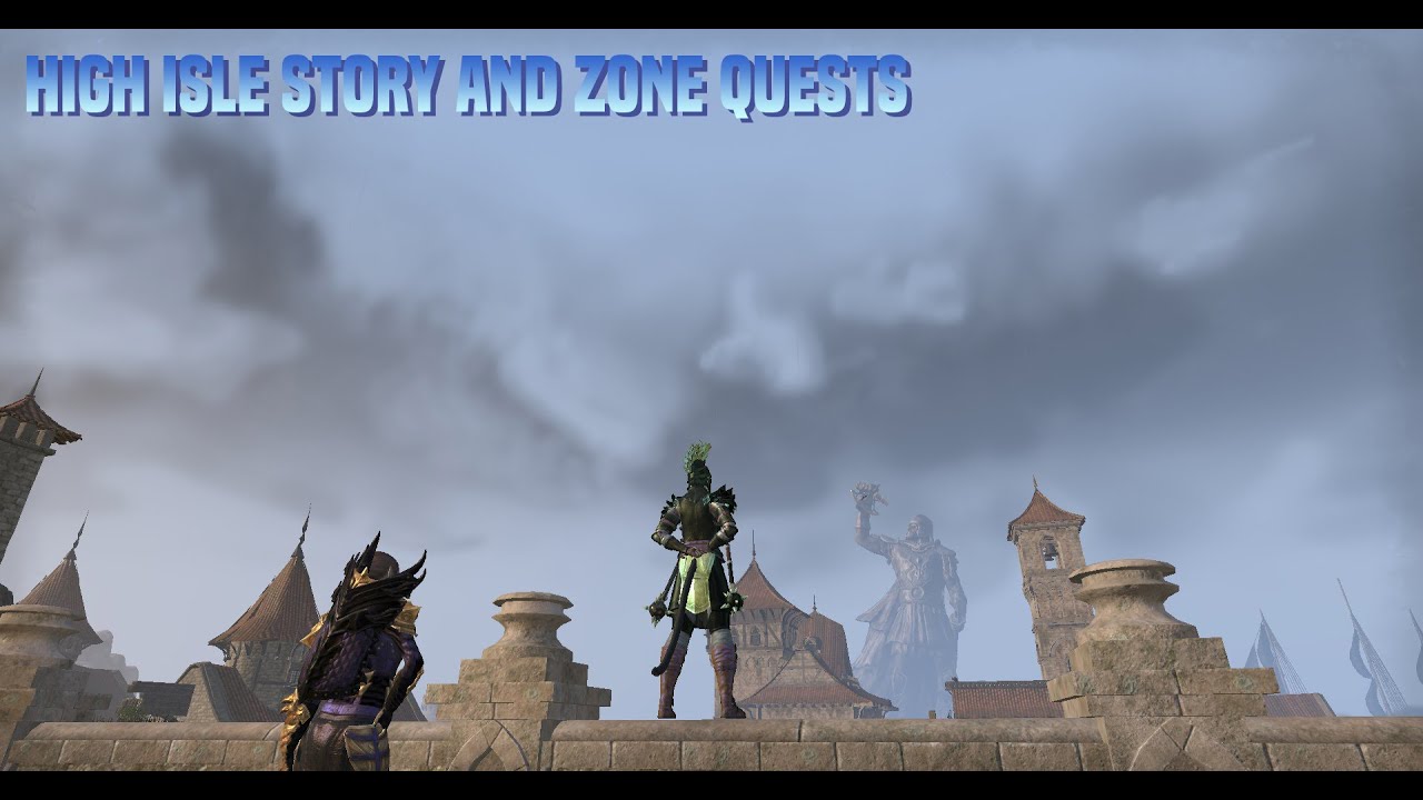 ESO High Isle story and zone quests 1 - YouTube